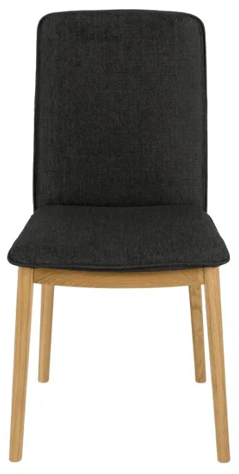 Jídelní židle Woodman Adra, černá/dub