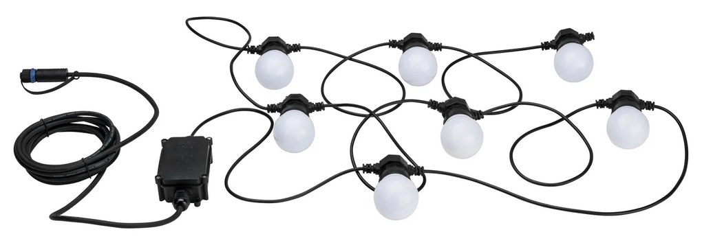 Paulmann 94165 Plug&Shine venkovní světelný řetěz, 7 x 0,2W LED 3000K, délka 6,8m, IP44