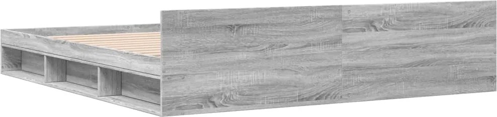 Rám postele se zásuvkami šedý sonoma 200 x 200 cm kompozit 3280725