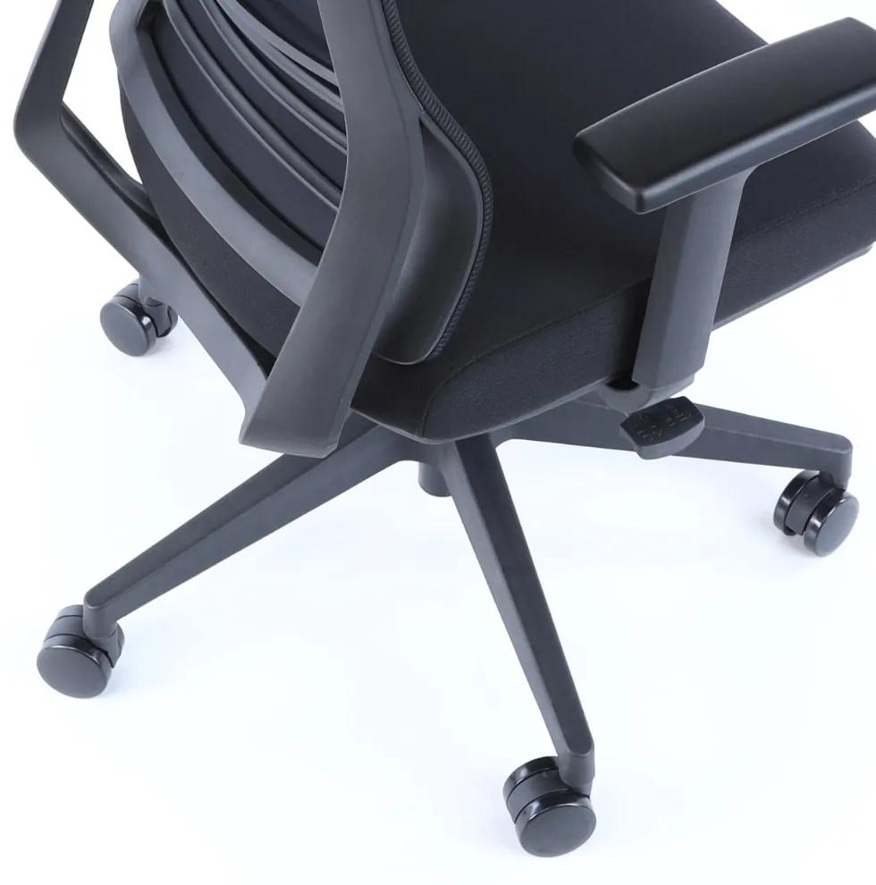 Kancelářská židle Claudio 1 + 1 ZDARMA, černá
