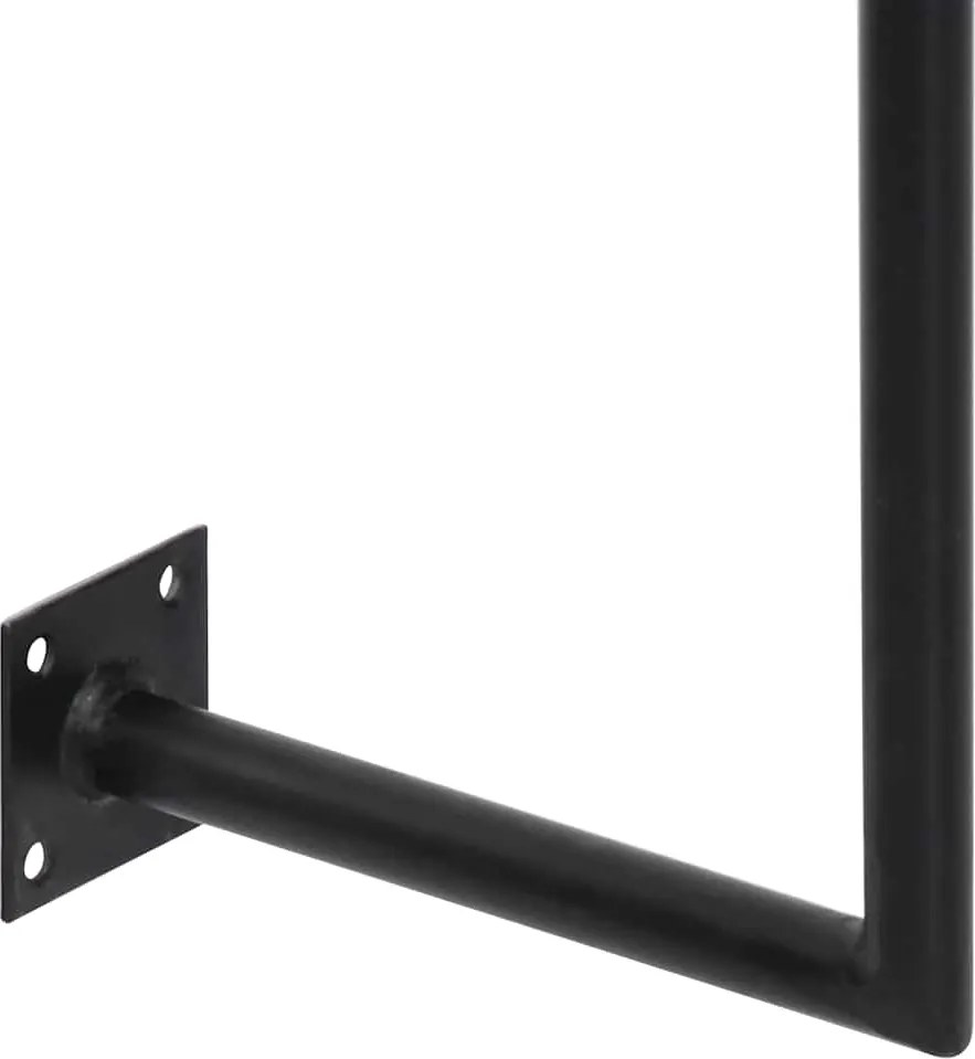 Nástěnný psací stůl 90 x 40 x 170 cm masivní akáciové dřevo 247694