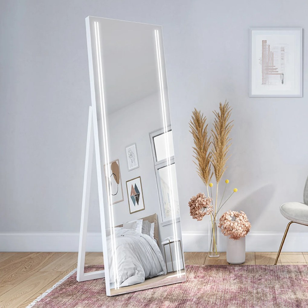 Zrcadlo Avenir White LED Rozměr: 70 x 160 cm
