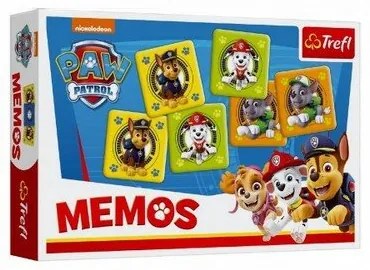 Trefl Pexeso papírové Paw Patrol/Tlapková patrola společenská hra 30 kusů v krabici 21x14x4cm