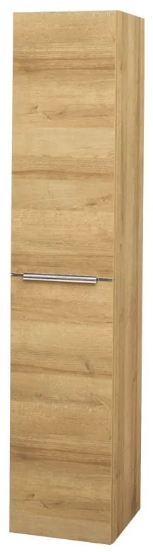 Mereo Mereo, Mailo, koupelnová skříňka vysoká 170 cm, chrom madlo, CN524LP