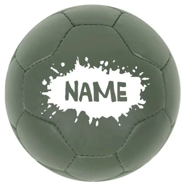 Fotbalový míč VAN PAULINE zelený - Se jménem