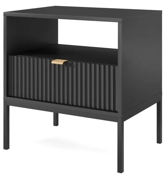 Noční stolek NOVA S54 černý