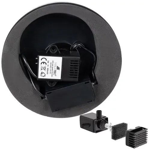 Solární zahradní fontána s LED světly - Gardlov