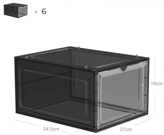 Úložné boxy LSP032B06 (6 ks)