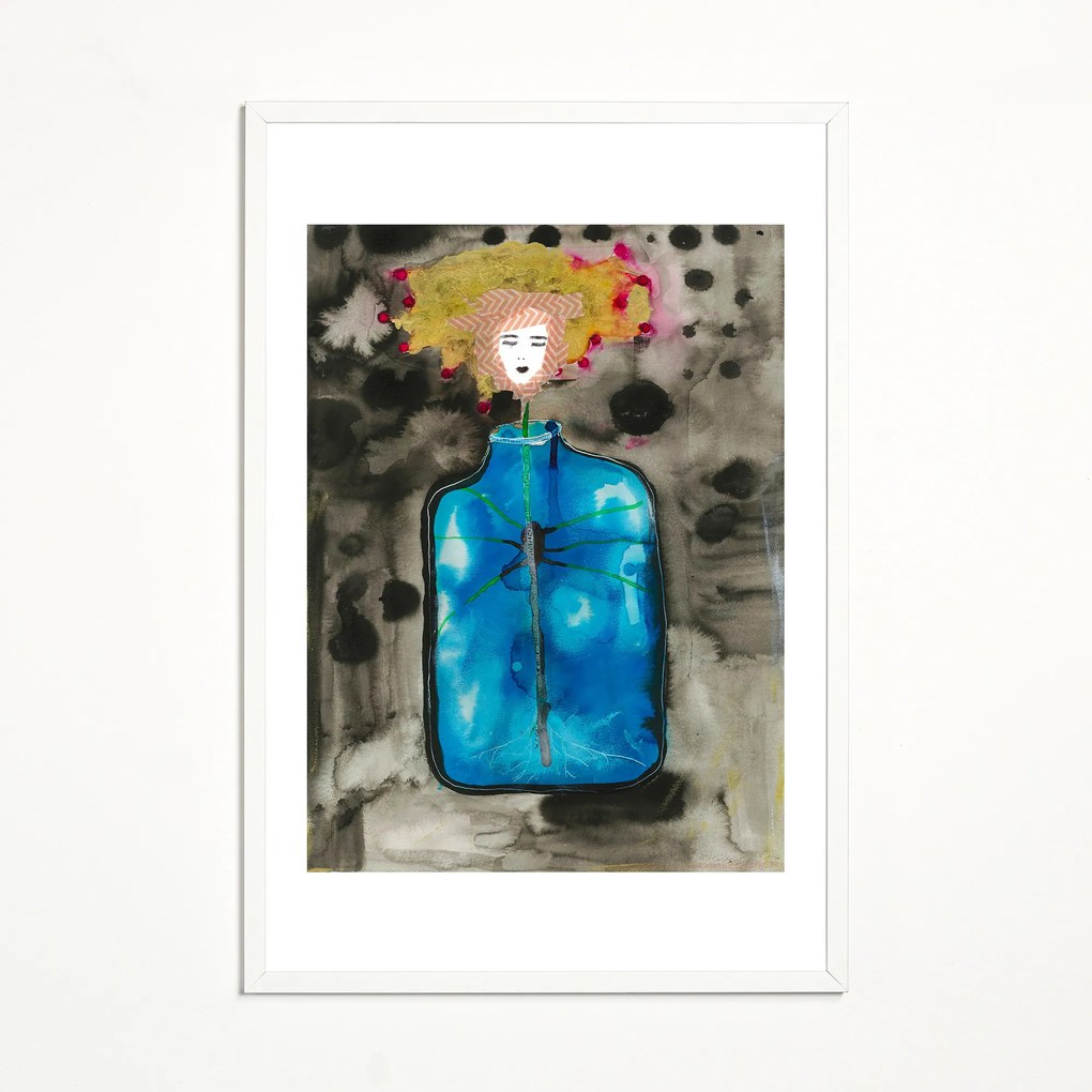 Marascaud | Absurdoflorum Rám: Bílý, Velikost: 60 x 40 cm
