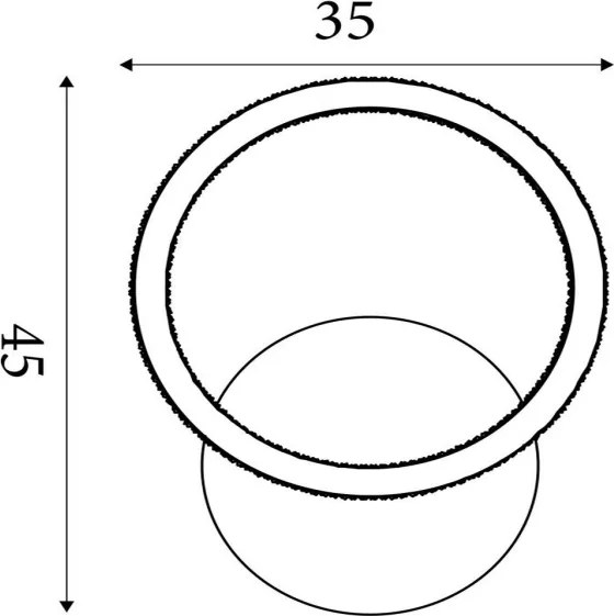 Searchlight 37121CP - LED Stm stropní svítidlo SPECS LED/18W/230V 3000K 35x45 cm