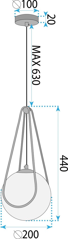 Toolight Toolight, stropní svítidlo 20cm, 1xE27, APP1792-1CP, černá, OSW-04350
