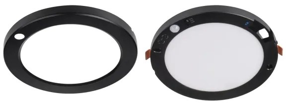 Kanlux 24605 - LED Svítidlo se senz. 2v1 ERGA LED/17W/230V 3000/4000/6500K černá