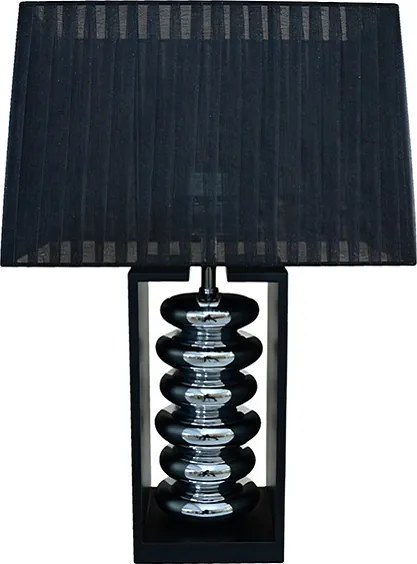 Designová stolní lampa Kamaria 55 cm černá