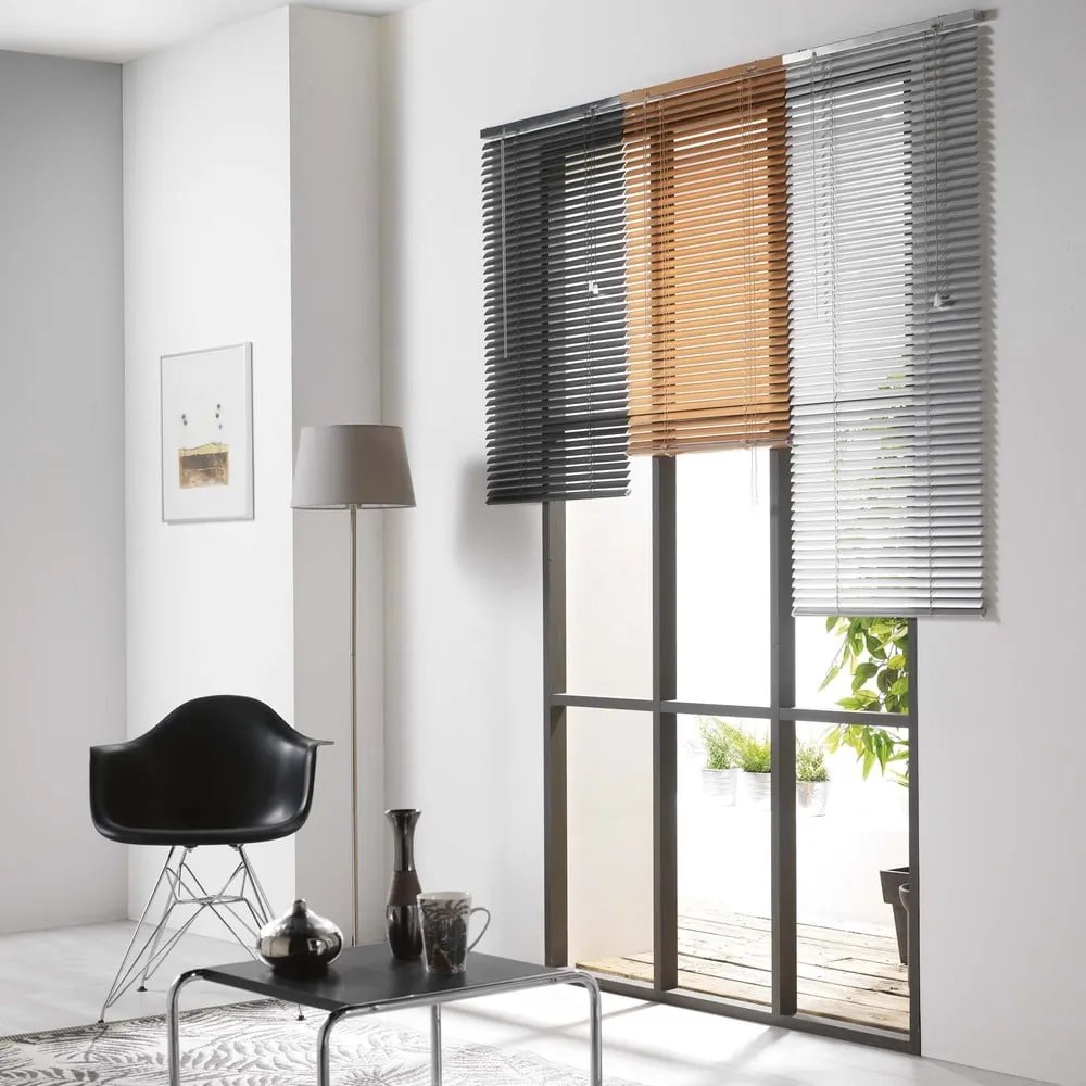 Bílá kovová žaluzie 90x180 cm Venitien – douceur d'intérieur