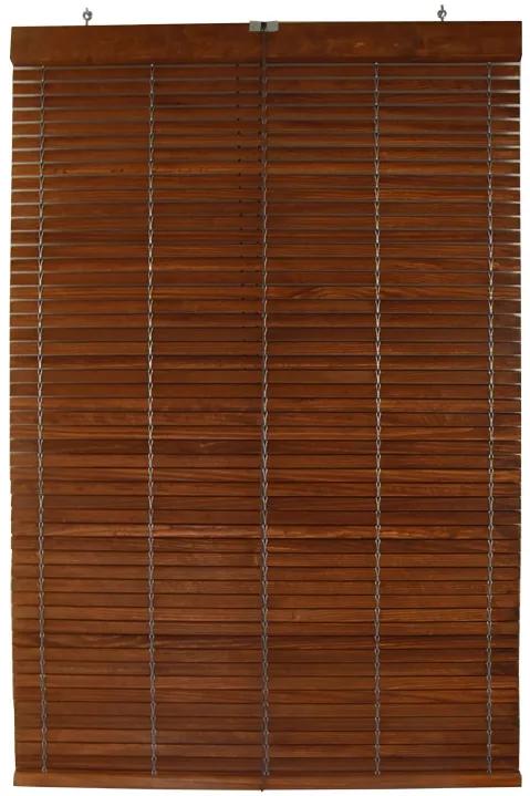 Vingo Dřevěná roleta - barva třešeň 150x200 cm s kazy