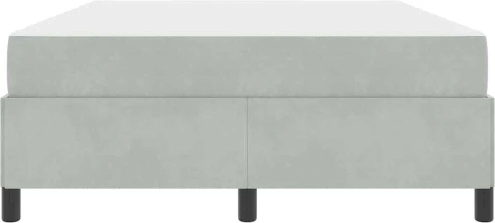 Rám postele Světle šedá 160 x 200 cm textil 3399072
