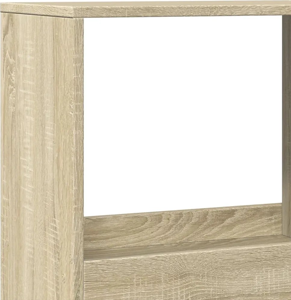Knihovna dub sonoma 100 x 33 x 175 cm kompozitní dřevo 3309404