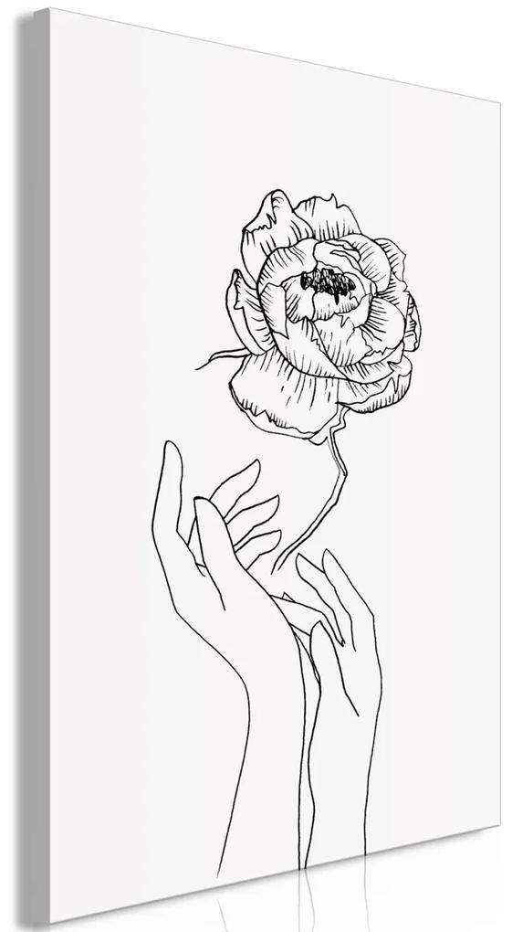 Obraz - Delicate Flower (1 Part) Vertical