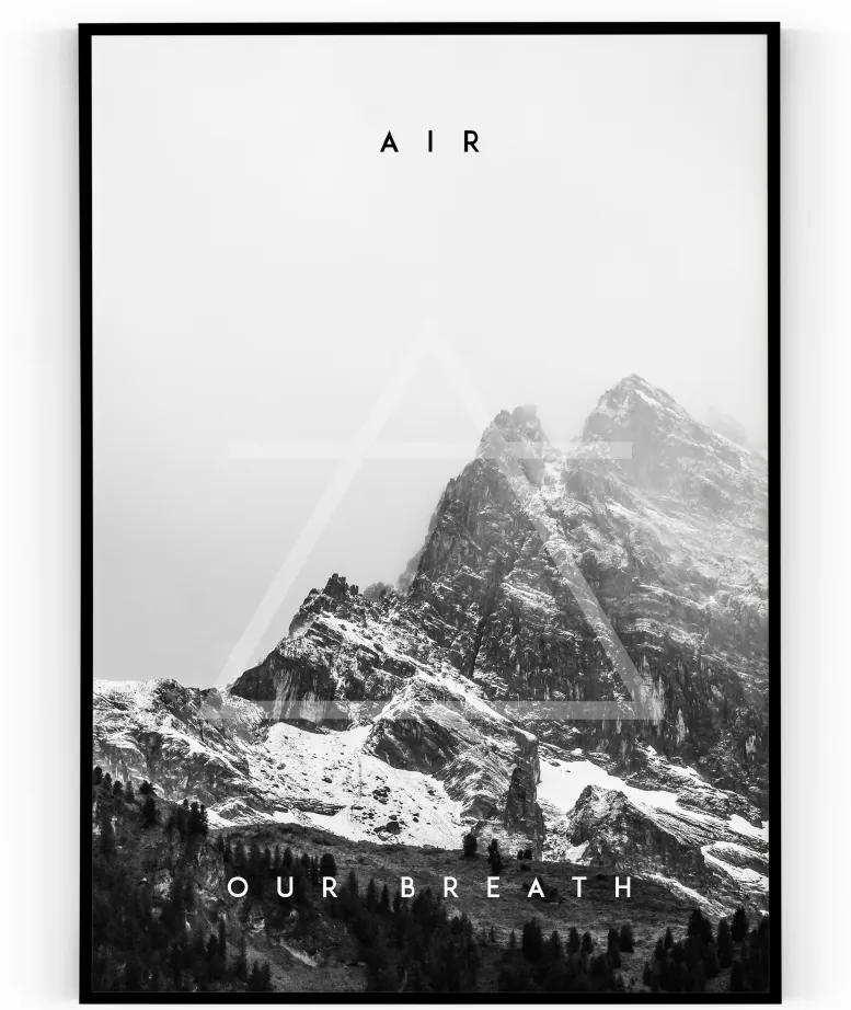 Plakát / Obraz Air S okrajem Samolepící plátno A4 - 21 x 29,7 cm