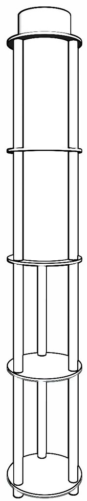 Stojací lampa KS-11107 ořech