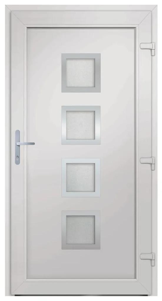 Vchodové dveře bílé 98 x 208 cm PVC,  3187846