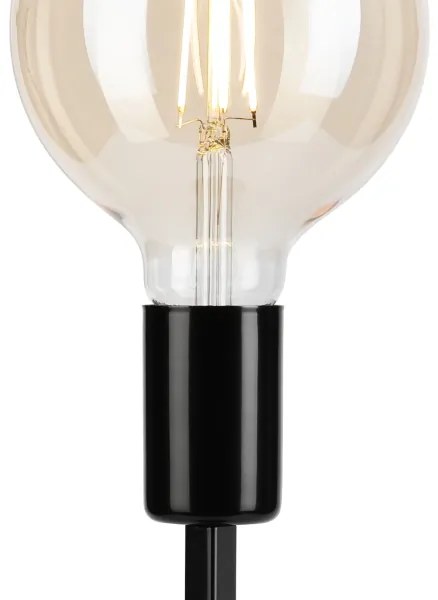 Stolní lampa ASTRID 1xE27/60W/230V lesklá černá