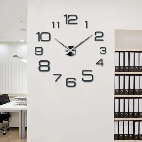Moderní DIY nalepovací hodiny na zeď I SENTOP 12S032
