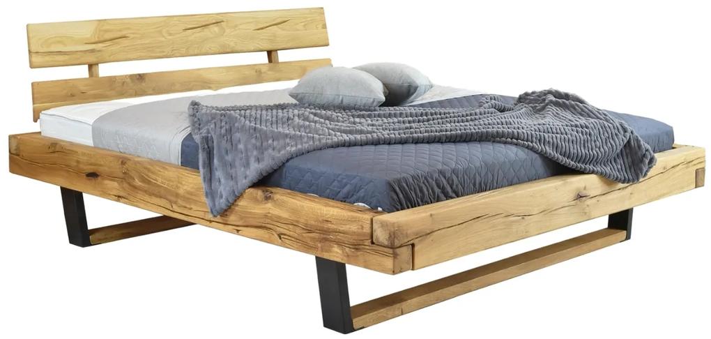 OnaDnes -20% Woody Masivní dubová postel Luna 160 x 200 cm