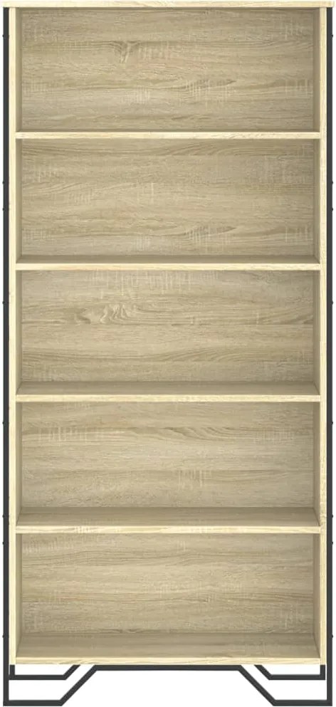 Knihovna dub sonoma 80 x 31 x 169 cm kompozitní dřevo 3295313