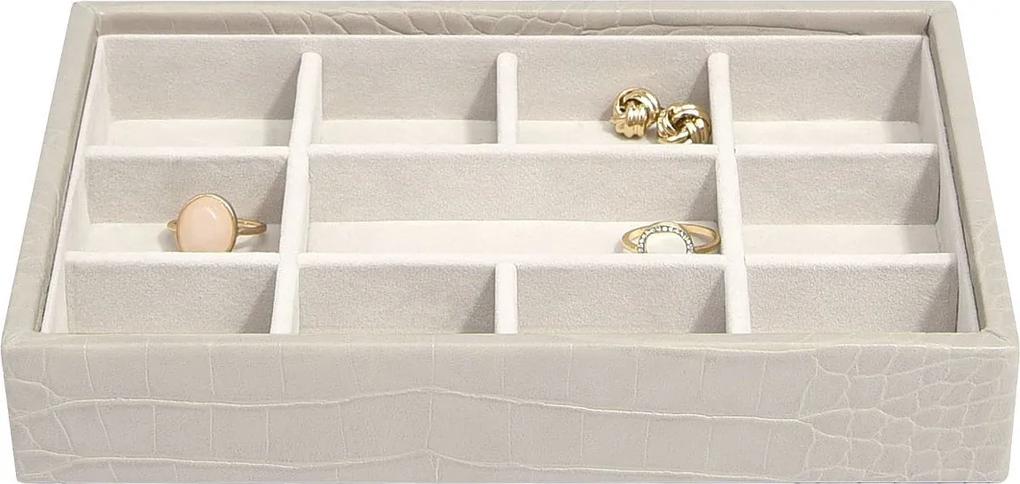 Krabička na šperky Stackers Croc s 11 přihrádkami mini putty