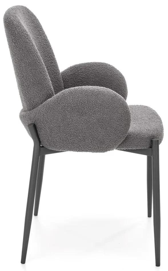 Jídelní židle K477 šedá