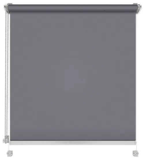 Gario Roleta Mini Standard Hladká Stříbrná Výška: 150 cm, Šířka: 77 cm