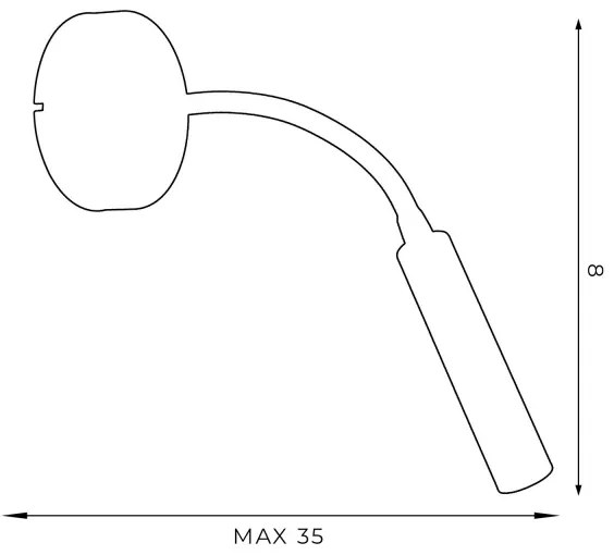 Flexibilní lampička ARDEN 1xG9/8W/230V černá