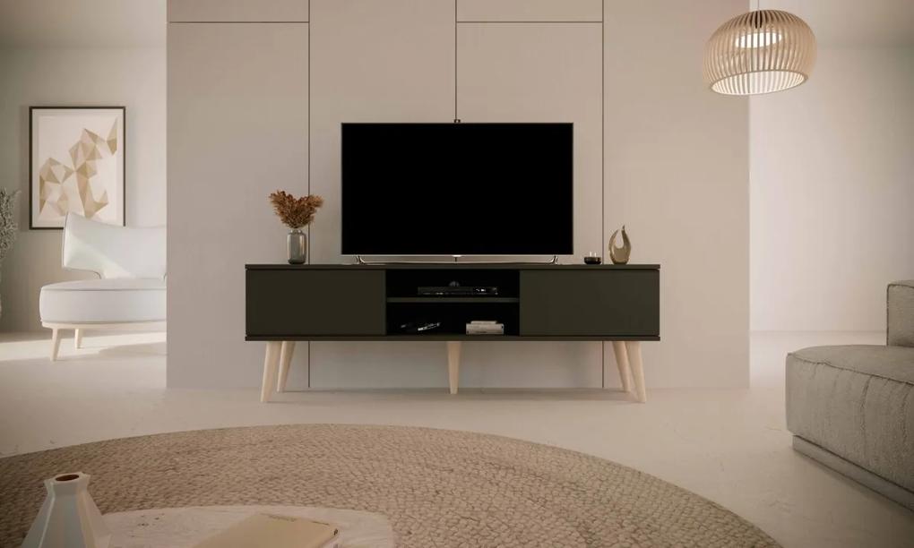 TV stolek TORONTO 160 cm černý