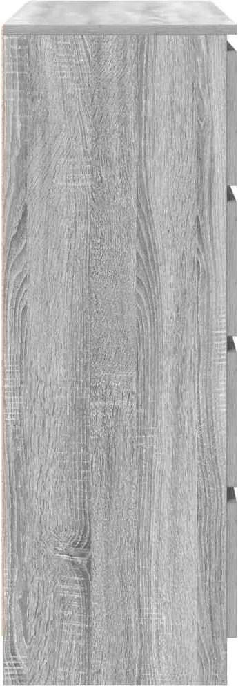 Příborník šedý sonoma 100x35x99 cm kompozitní dřevo 3328494