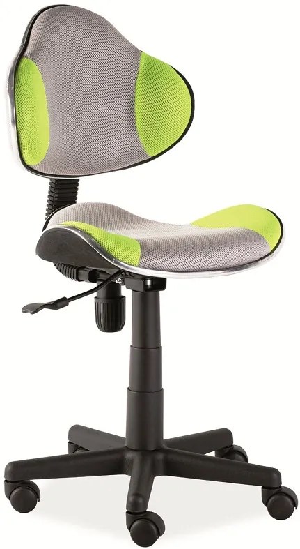 Dětská židle Q-G2 - šedo-zelená