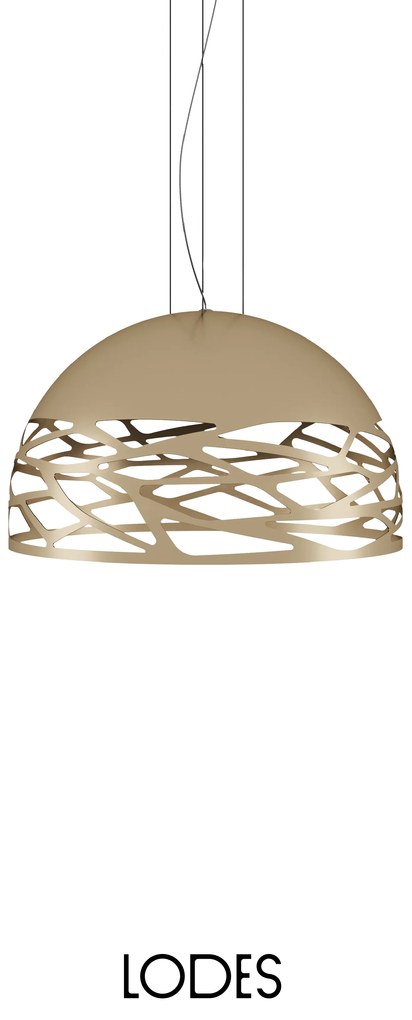 Lodes Závěsné svítidlo Kelly M Dome, Ø 60 cm, 3xE27 Barva: Matná champagne