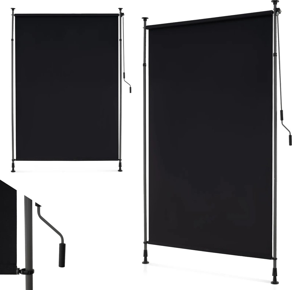Costway Vertikální markýza Venkovní Vertikální markýza 200 x 220-310 cm Výškově