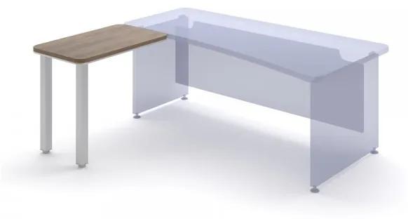 Přístavný stůl TopOffice, levý, 90 x 55 cm