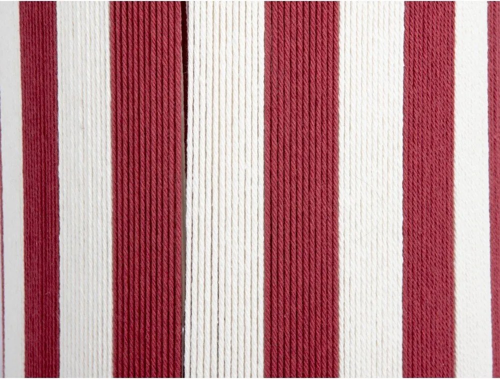 Červená/bílá provazová stolní lampa (výška 35 cm) Vienna Stripes – Leitmotiv
