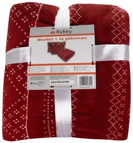 Přikrývka 1,6x2m + 2x povlak na polštář Ruhhy 22594