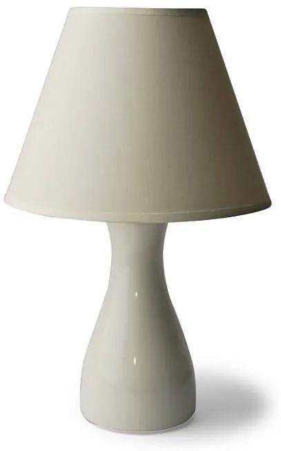 Keramická béžová lampa HTLA9605