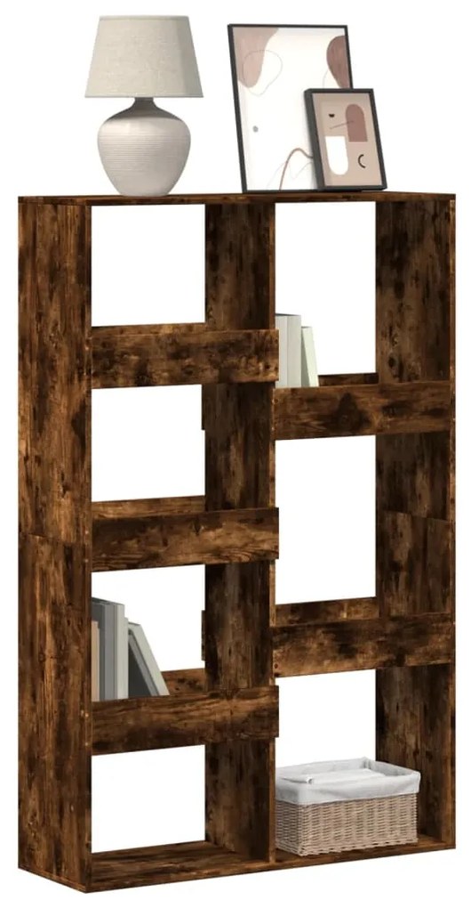 Knihovna kouřový dub 100 x 33 x 155,5 cm kompozitní dřevo 3309397
