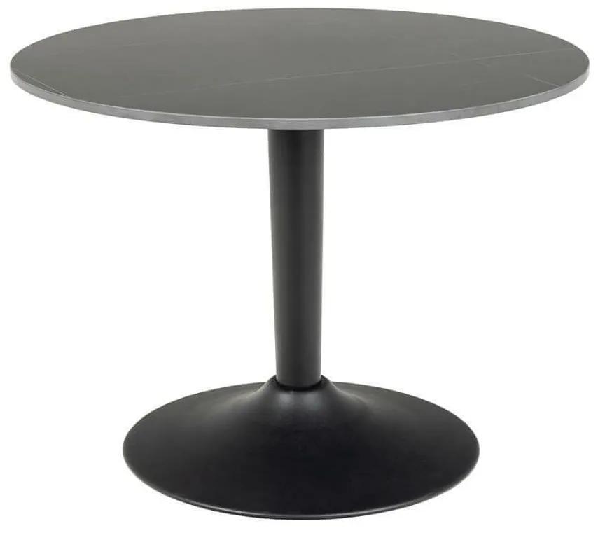 Intesi Konferenční stolek 60 cm Malta černá