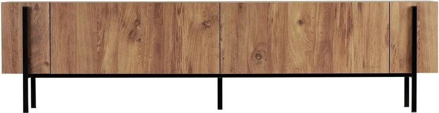 TV stolek v dekoru borovice v přírodní barvě 180x45x30 cm Nexus – Kalune Design