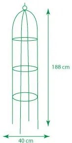 Garden King Opora pro pnoucí rostliny 188 x 40 cm