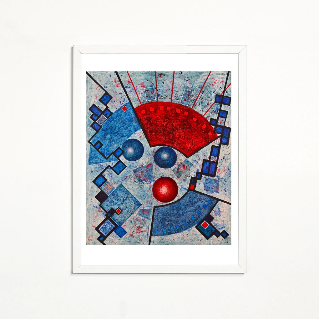 Jiří 231 | Vivienne Punk Rám: Dubový, Velikost: 40 x 30 cm