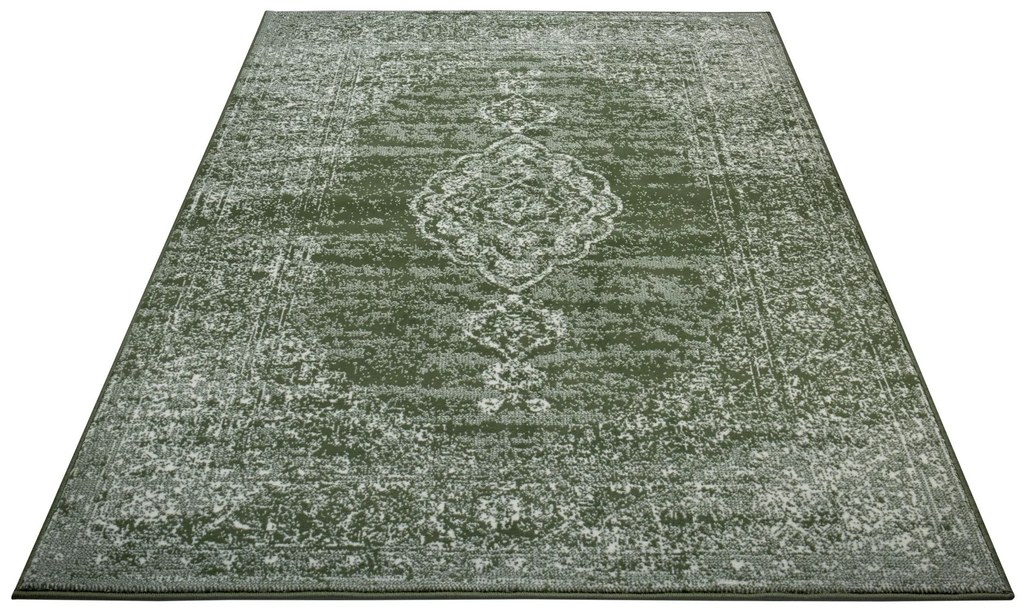 Hanse Home, Kusový koberec Gloria 105519 Green, 120x170, zelená, chodba / předsíň
