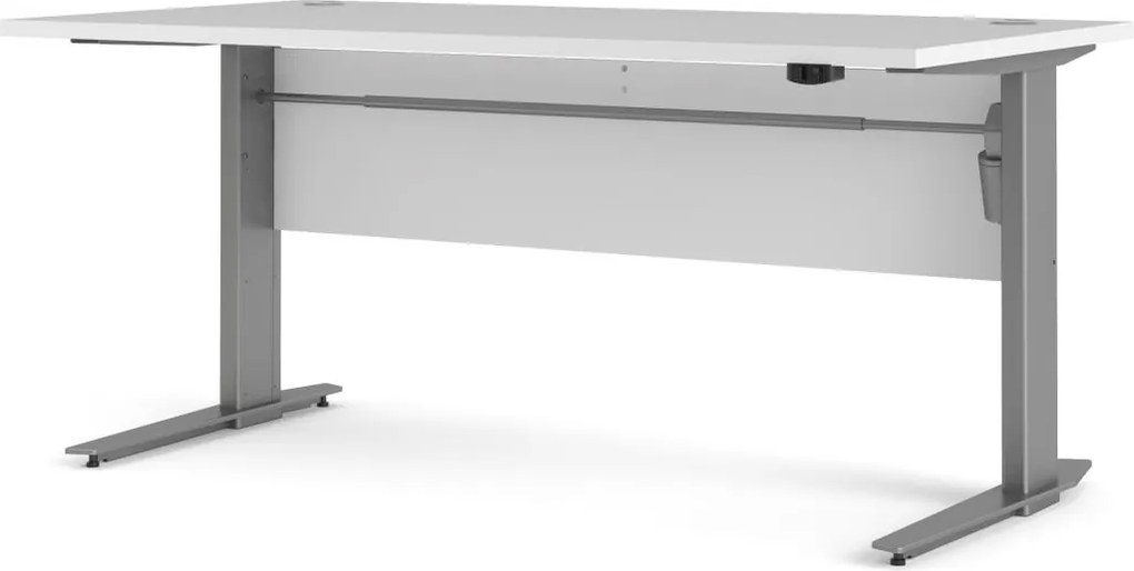 FALCO Výškově nastavitelný psací stůl Office 80400/318 bílá/silver grey