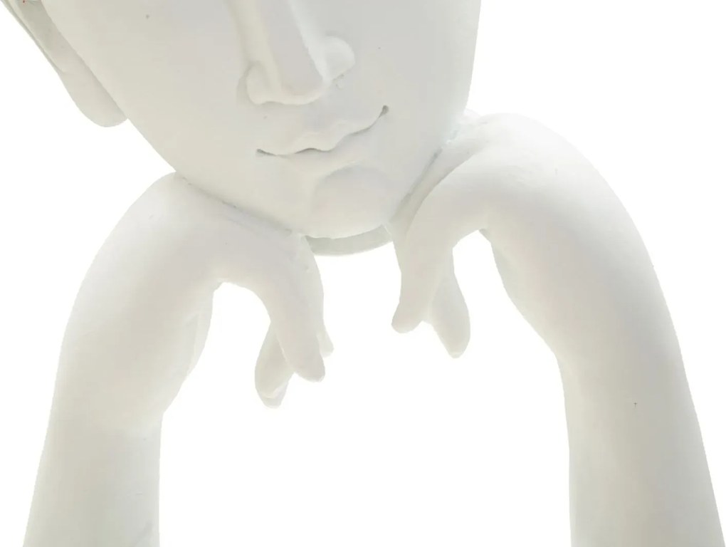Dekorace na stůl Buddha B 21 cm bílá/zlatá